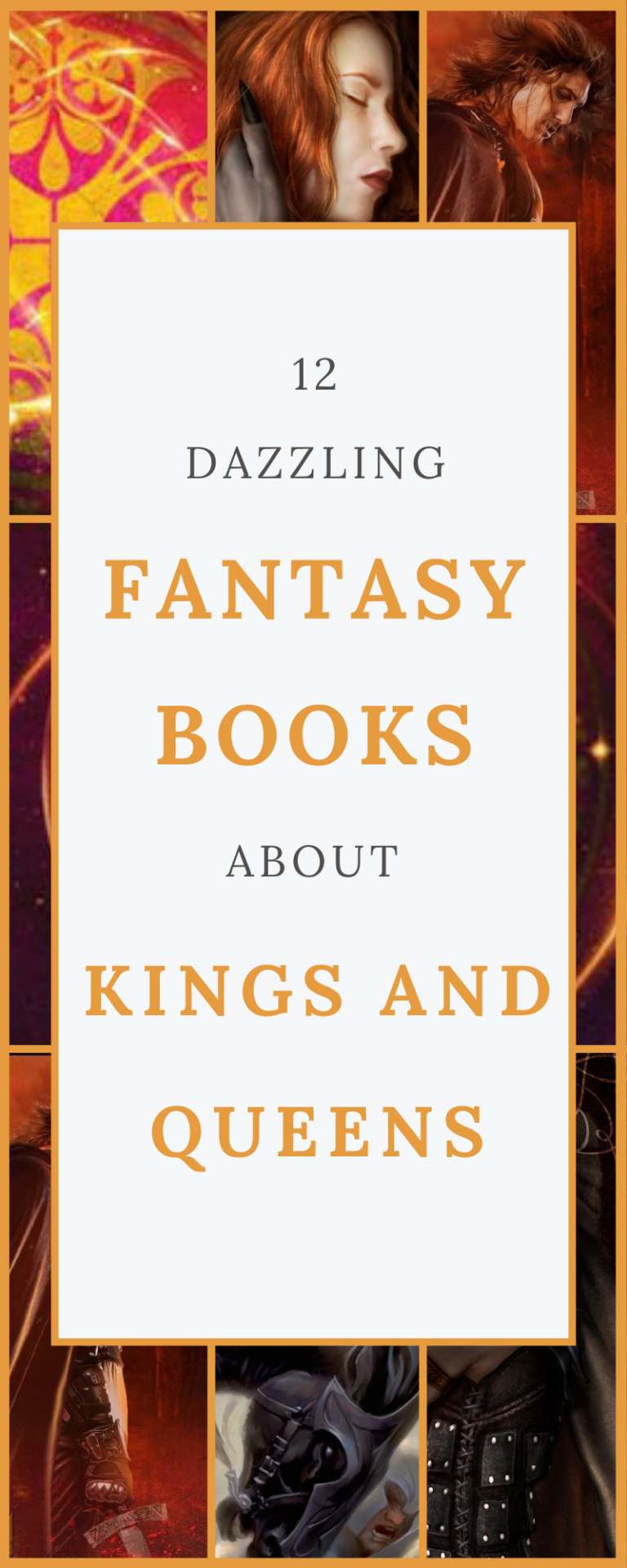 Infographic – 12 Dazzling Fantasy Books About Kings and Queens | N.S Mirage
